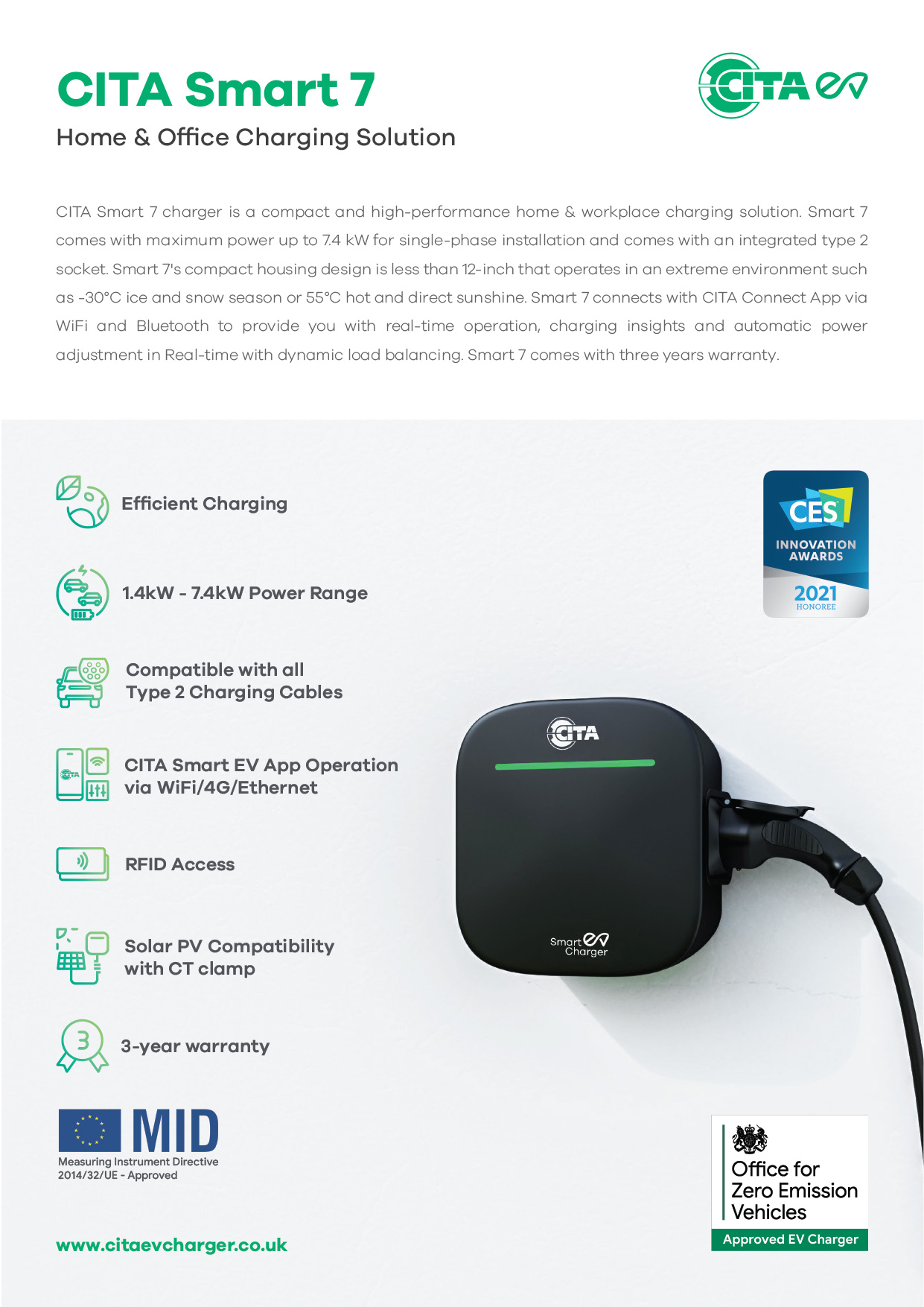 Smart 7 EV Charger – SMF EV